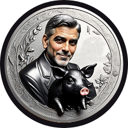 GEORGE CLOONEY'S PIG ($MAX) | Moontok 月兔